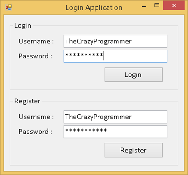 How To Make Simple Login And Register System In Vbnet Video Tutorial The Crazy Programmer